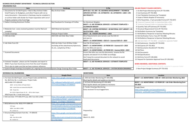 Documentation 2023 | PDF