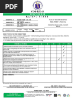 Star Observation Form 2023 2024 | PDF | Learning | Teachers