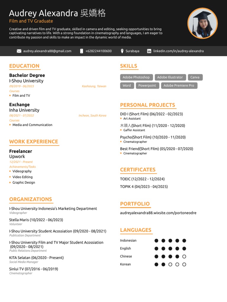 Audrey's Resume 2023 New | PDF