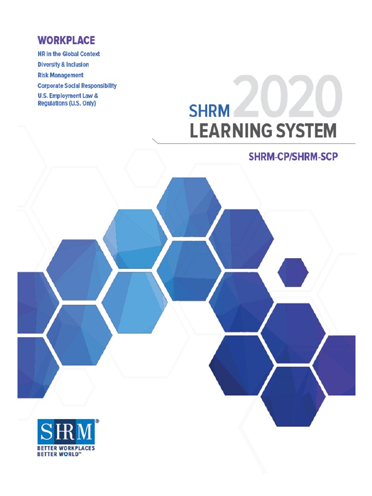SHRM 2020 Learning System - Workplace Book (Etc.) (Z-Library) | PDF ...