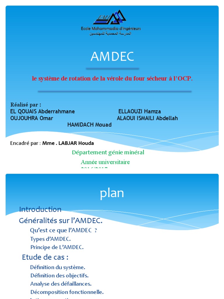 AMDEC Version Final | PDF