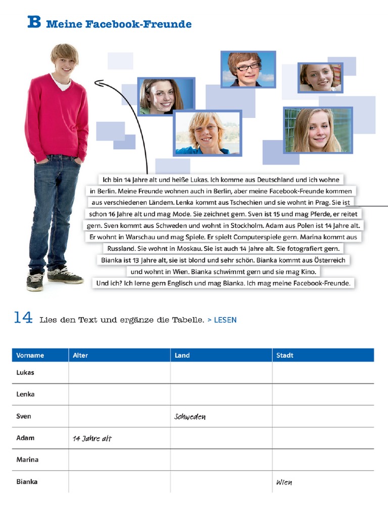 Lektion 2 A1 (B) | PDF