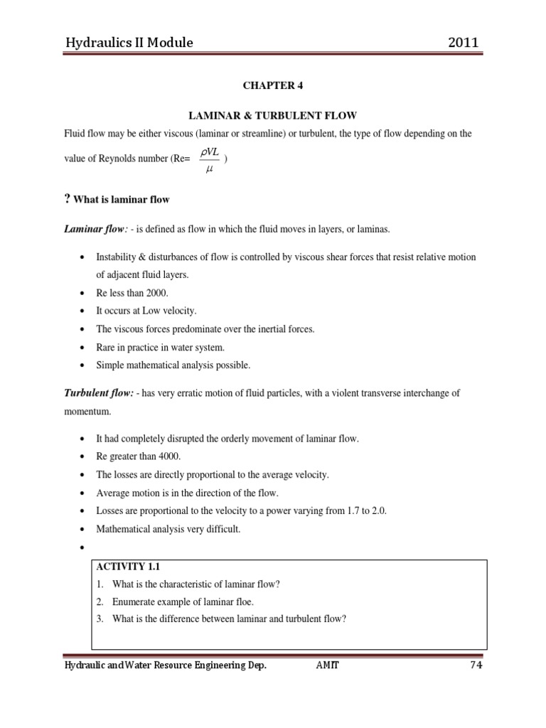 Fluid Flow Dynamics for Engineers | PDF