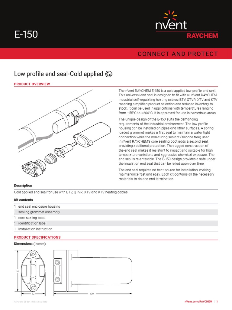 Raychem DS Eu1422 E150 en | PDF | Building Engineering | Building Materials