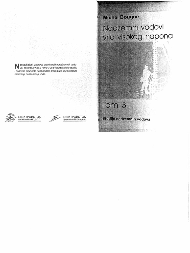 M.bougue - Nadzemni Vodovi Vrlo Visokog Napona III | PDF