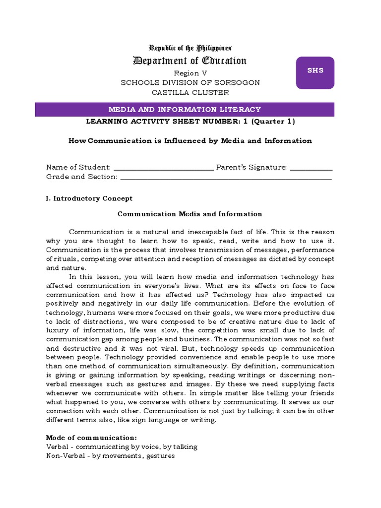 Impact of Media on Communication Today | PDF | Communication | Mass Media