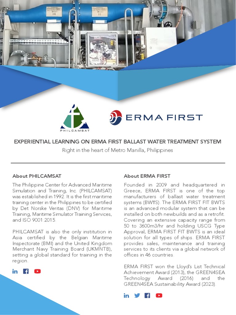 Erma First Philcamsat Brochure | PDF