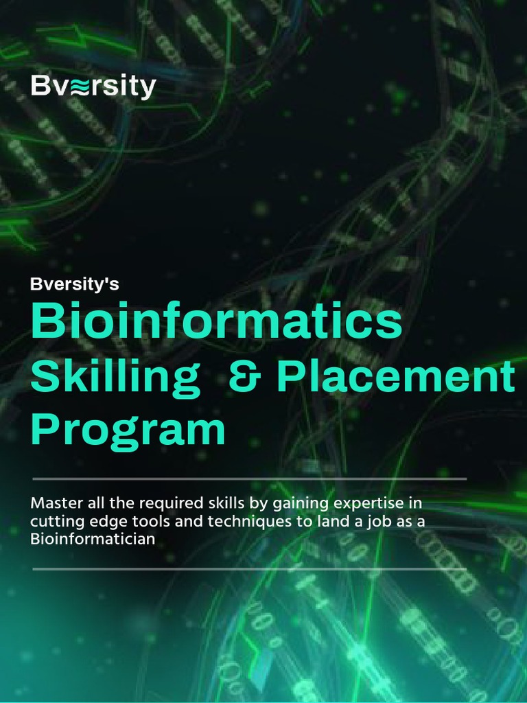 Bioinformatics Program Brochure | PDF | Computers
