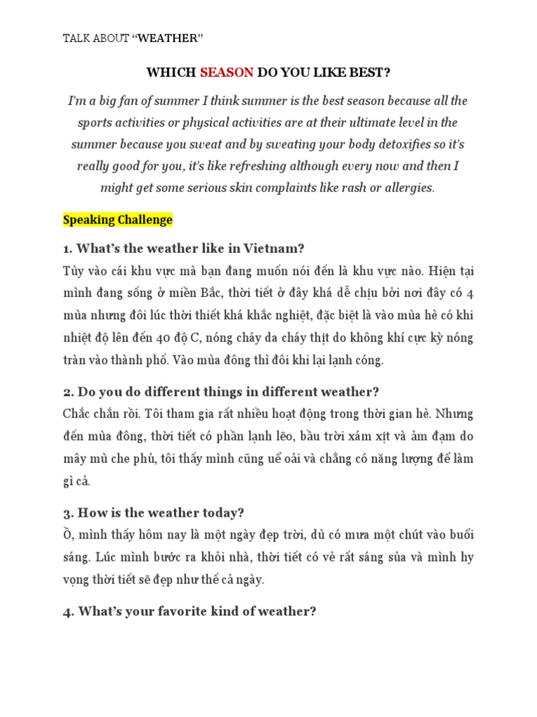 6.weather Topic | PDF