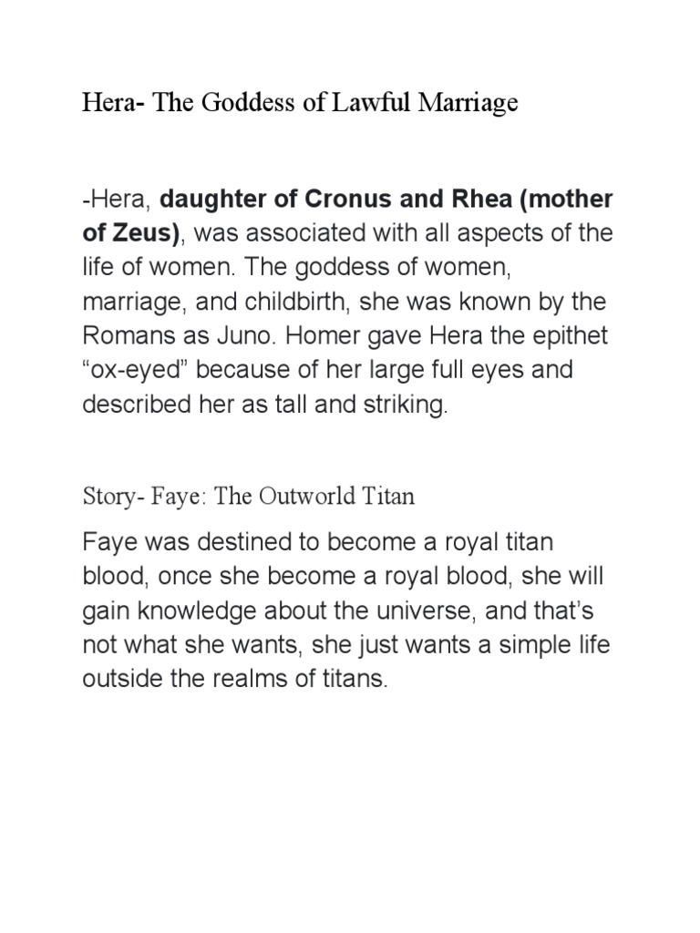 Hera | PDF | Classics | General Fiction