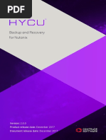 HYCU TroubleshootingGuide | PDF | Backup | Booting