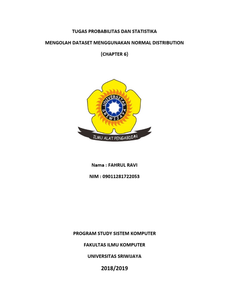 Probabilitas Dan Statistika | PDF Probabilitas Dan Statistika | PDF