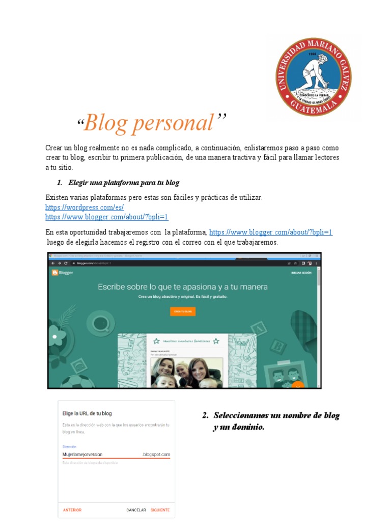 Blog Personal Informatica II | PDF