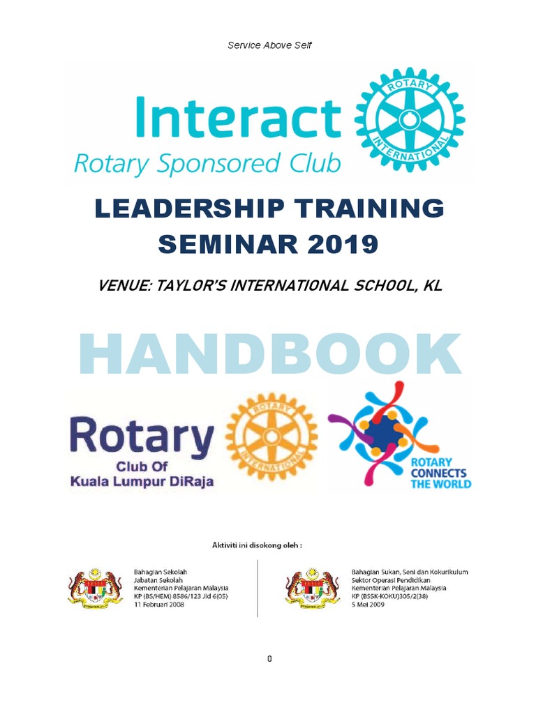 Interact Handbook ILTS 2019 | PDF | Malaysia | Board Of Directors
