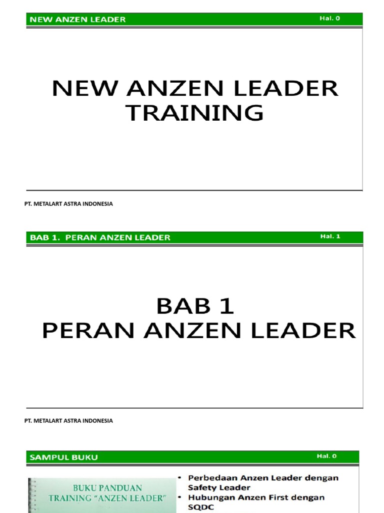 Anzen Leader | PDF