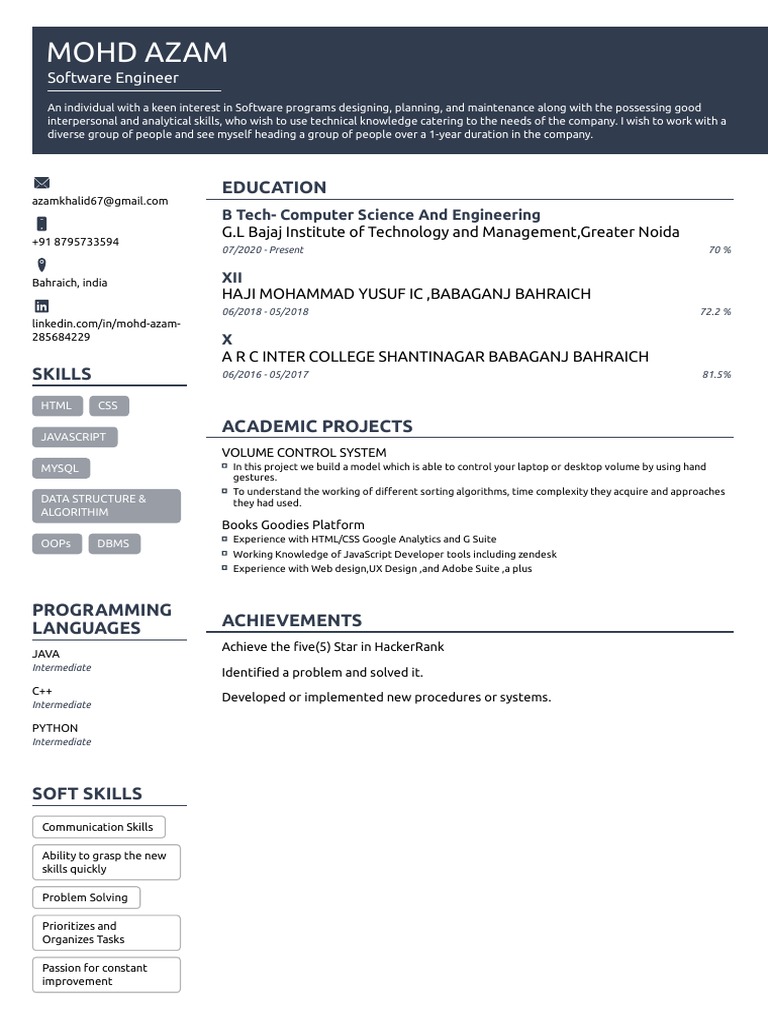 Resume Azam | PDF