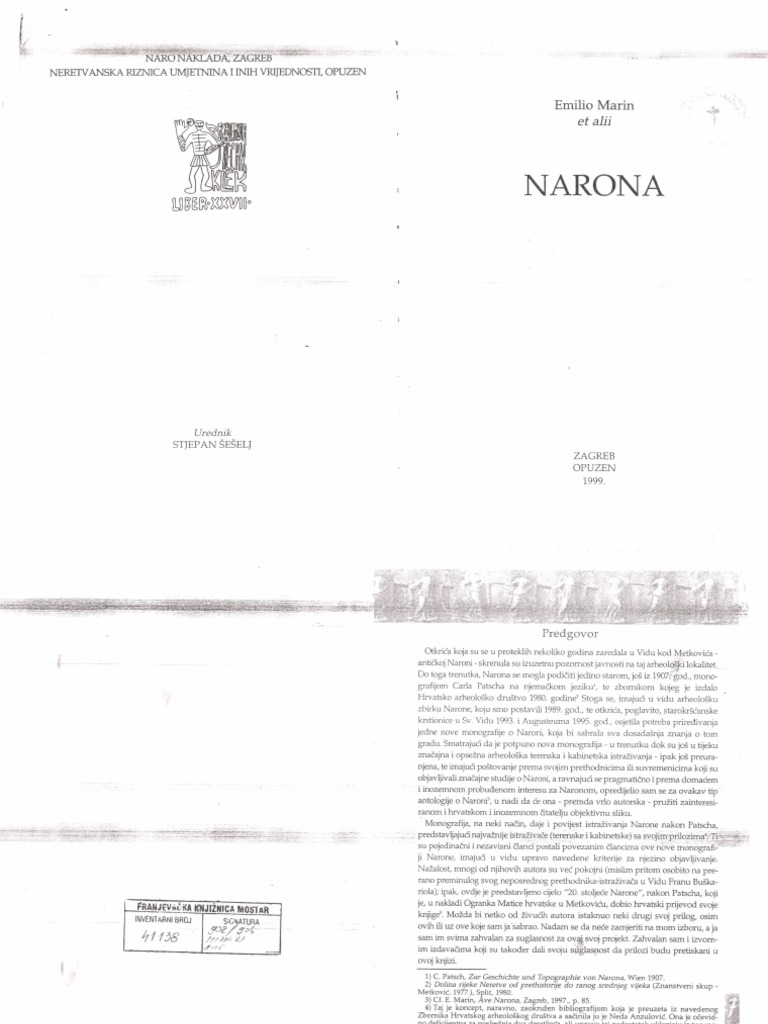 Narona Nenad Cambi | PDF