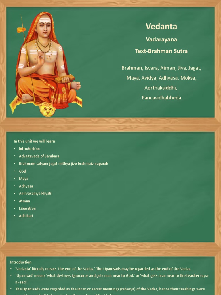 Vedanta 1 Samkara | PDF | Brahman | Vedanta