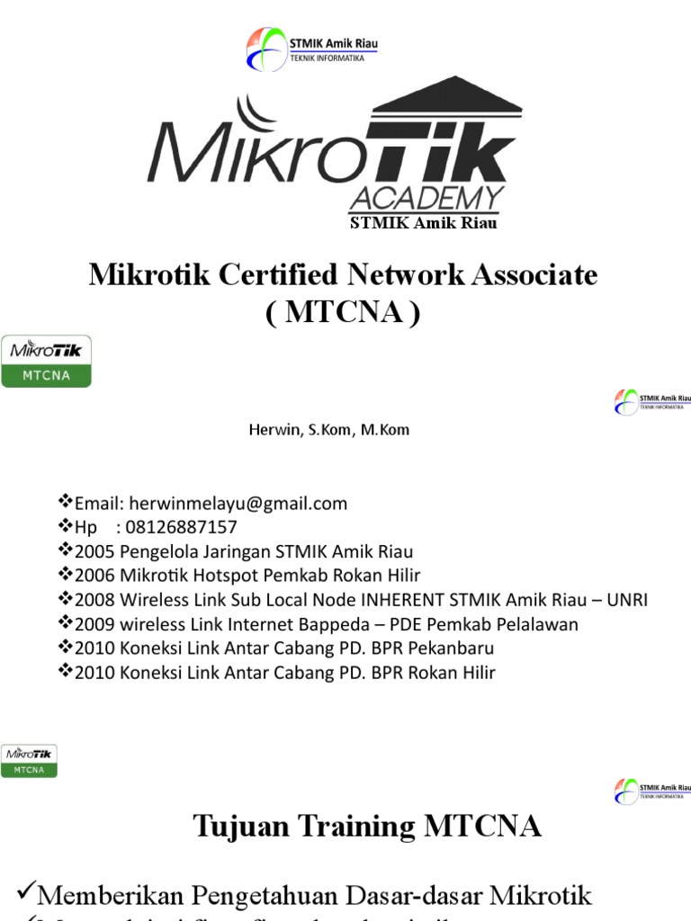 Modul Mtcna Stmik Amik Riau | PDF