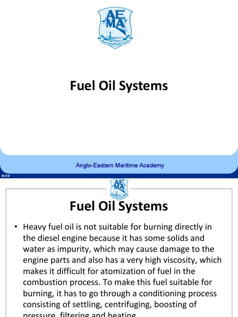 Fuel Oil Systems | PDF