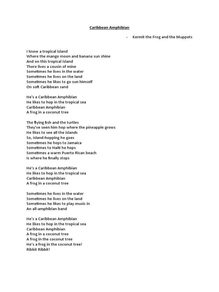 Caribbean Amphibian | PDF