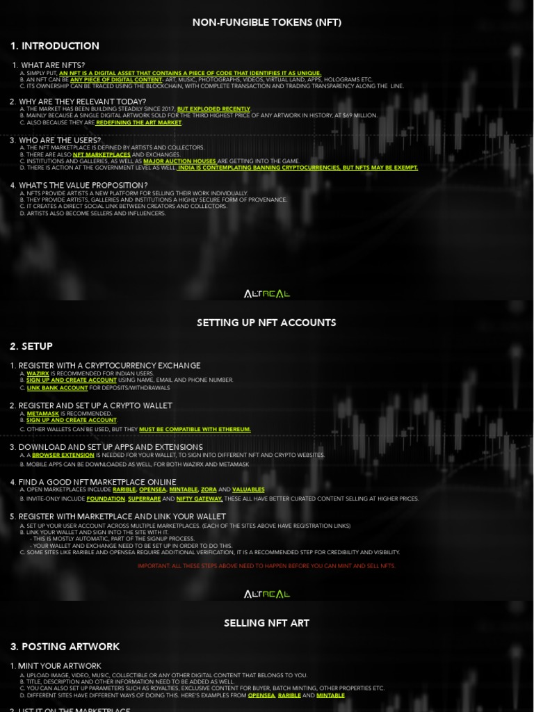 NFT Guide | PDF | Auction | Cryptocurrency