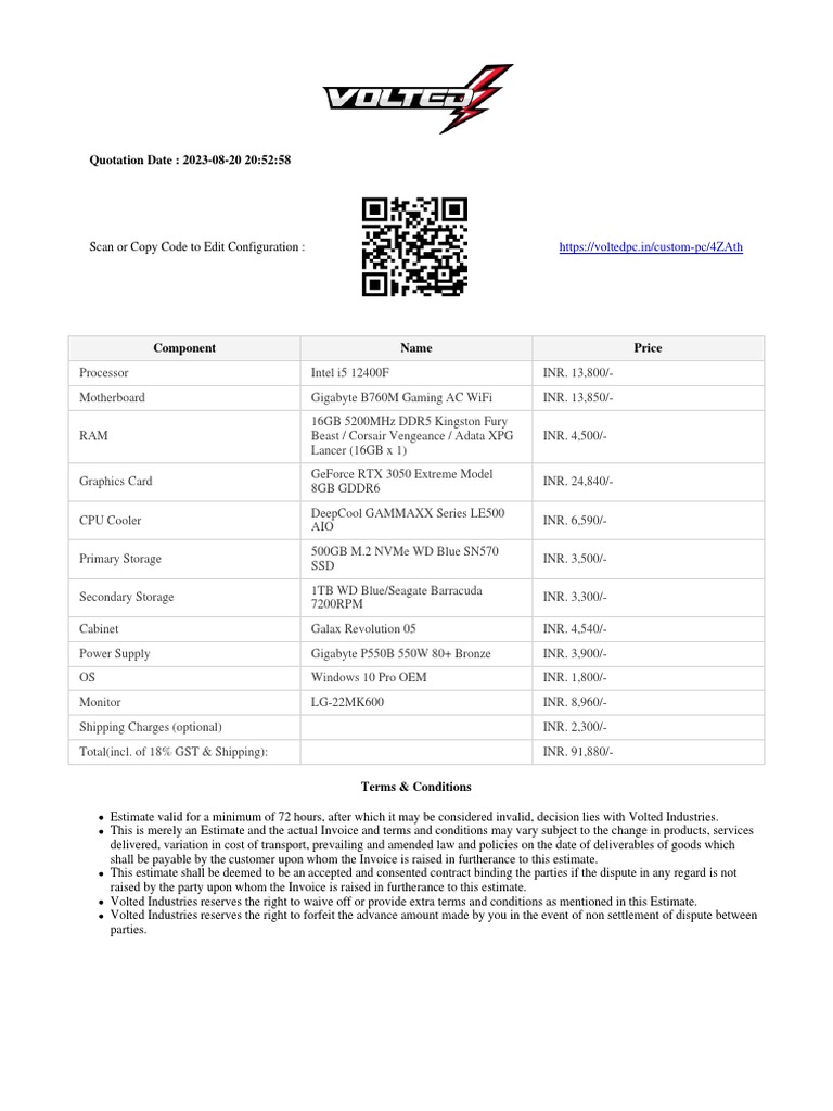 Custom Configuration Pdf Personal Computing Microcomputers