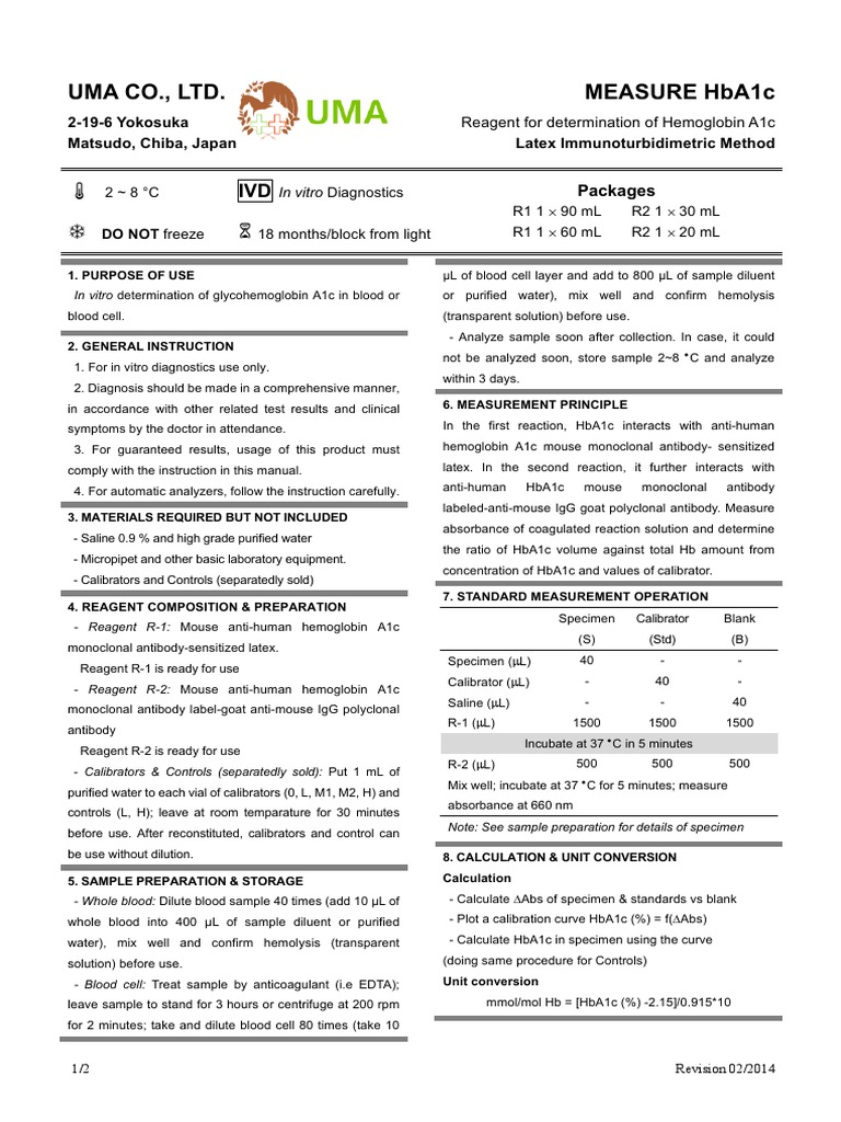 MEASURE HbA1c | PDF