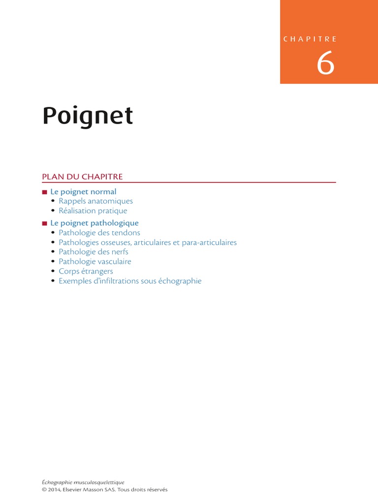 6 Poignet | PDF