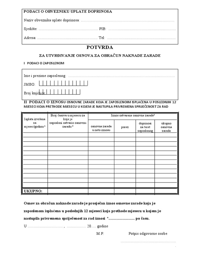 Potvrda_o_ld (1) | PDF