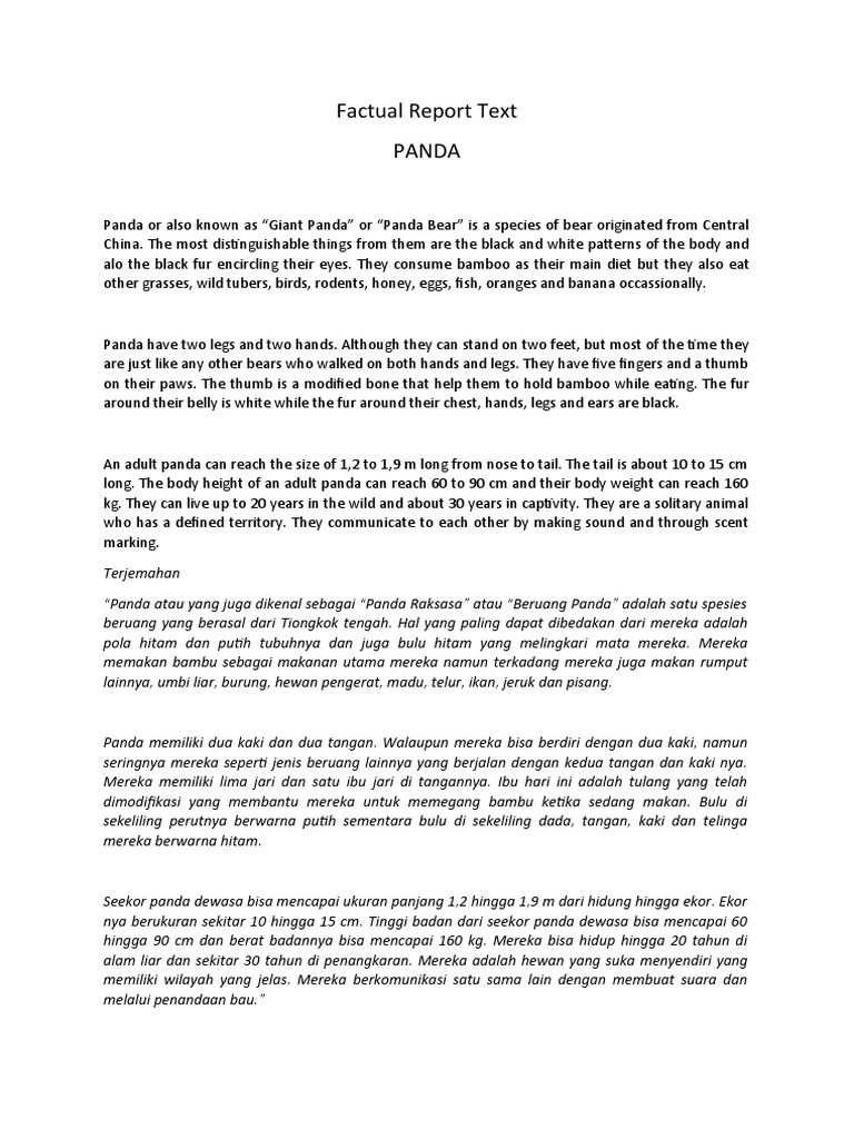 Factual Report Text | PDF