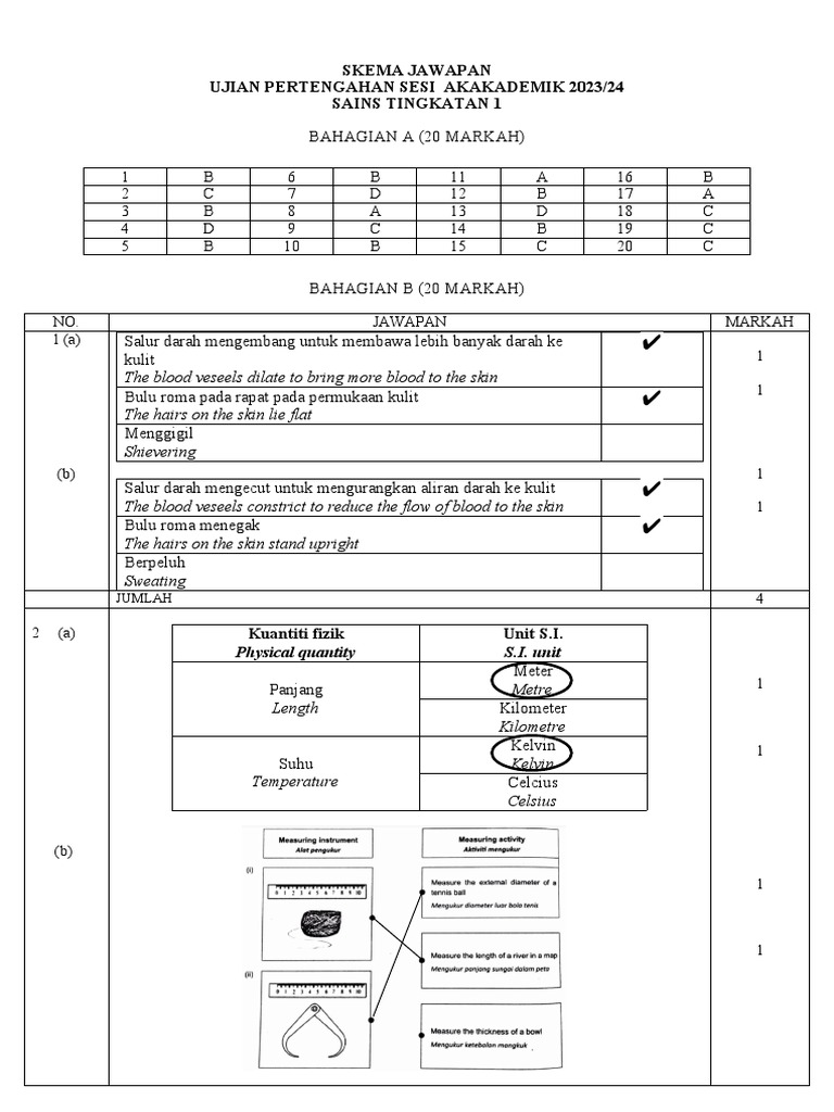 Skema Upsa t1 2023 | PDF