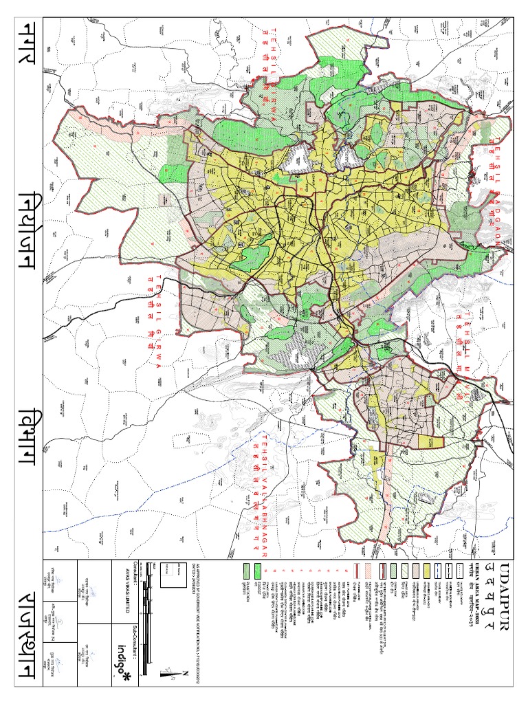 Udaipur Urban Area Map | PDF