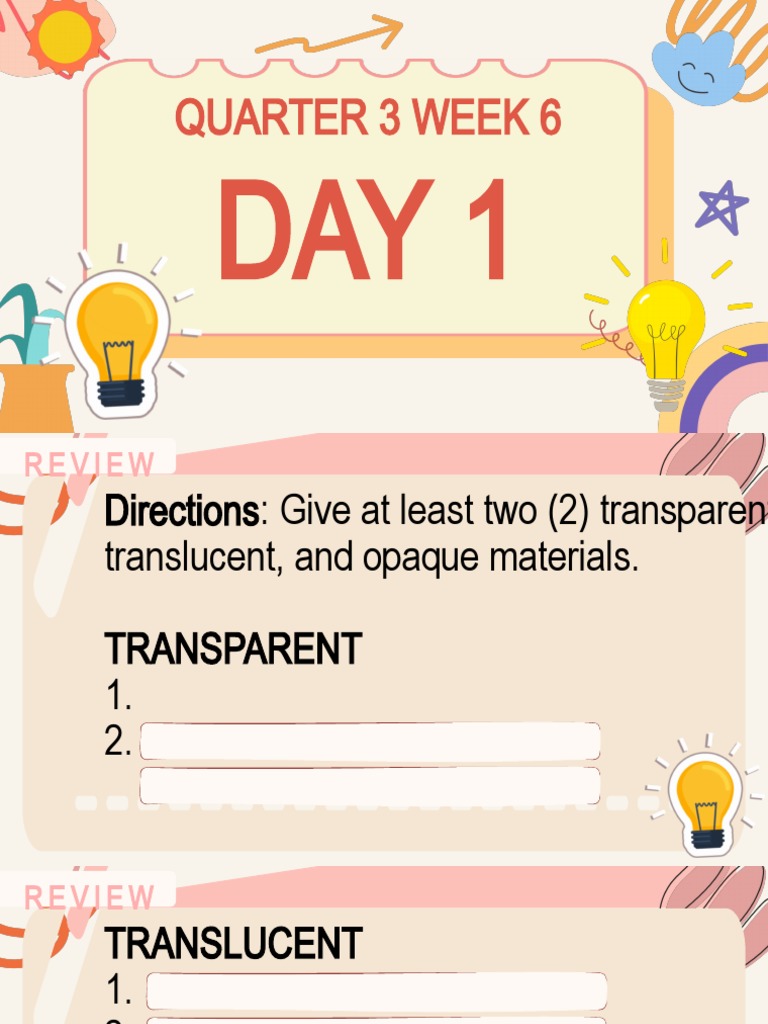 g5q3 Week 6 Science | PDF