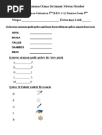 Afaan Oromoo Grade 3 | PDF