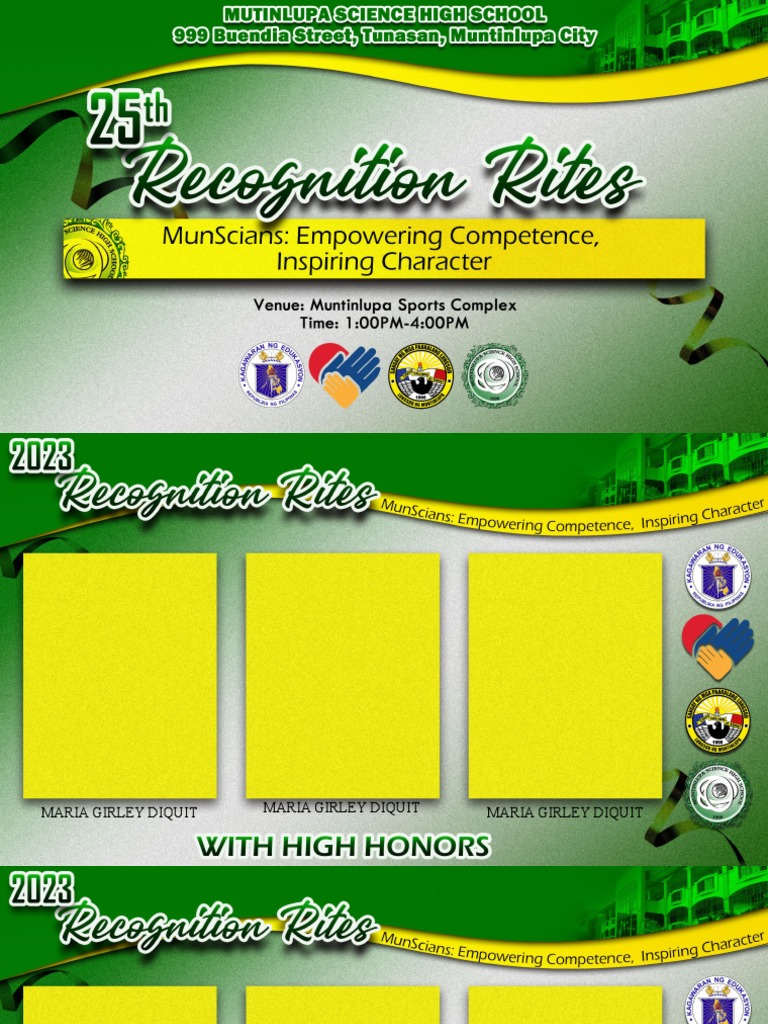 Recognition Rites 2023 Template | PDF