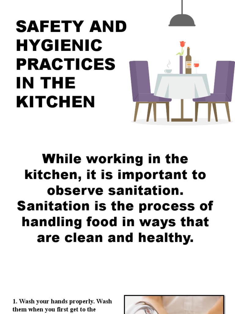 Safety & Hygienic Practices in the Kitchen | PDF