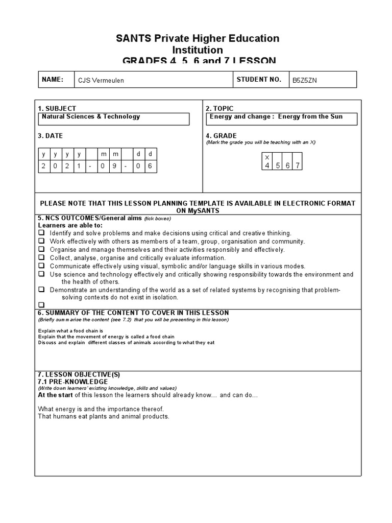 Lesson Plan Week 2 | PDF Lesson Plan Week 2 | PDF