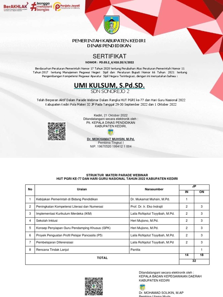 UMI KULSUM, S.Pd. SD | PDF