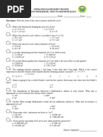 Grade 7 Math Final Exam | PDF | Mathematics | Numbers