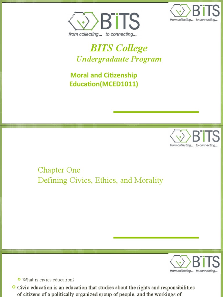 Chapter One Civics Power Point | PDF