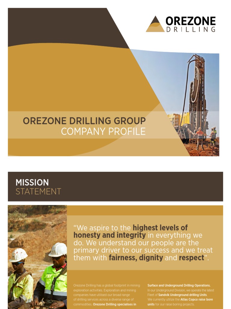 Orezone Company Profile A4 | PDF | Mining
