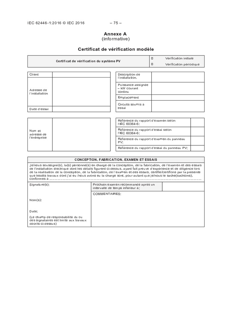 Modele de Certificat de Verification | PDF