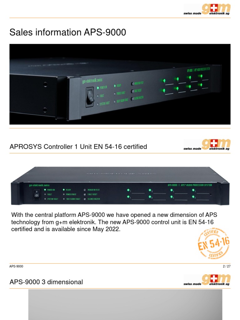 APS-9000 Sales - E1 2023-3-13 | PDF