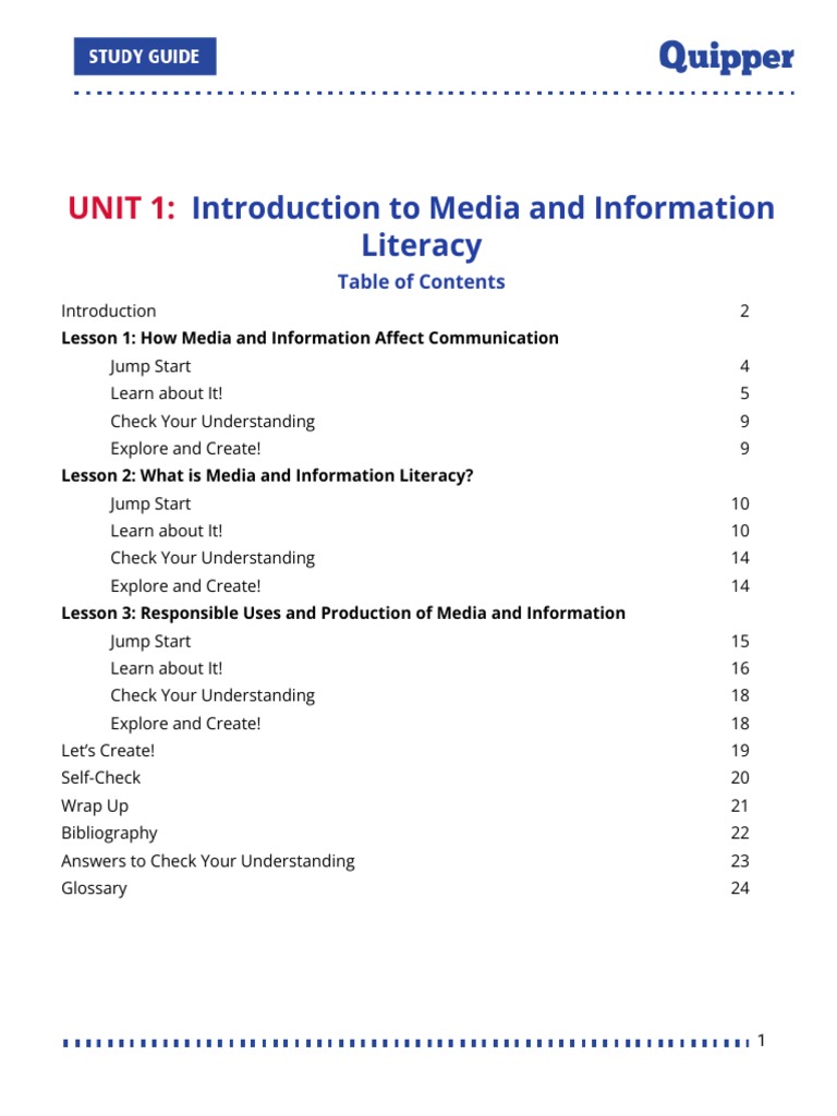 Respons Unit 1 Introduction To Media And Information Literacy 01