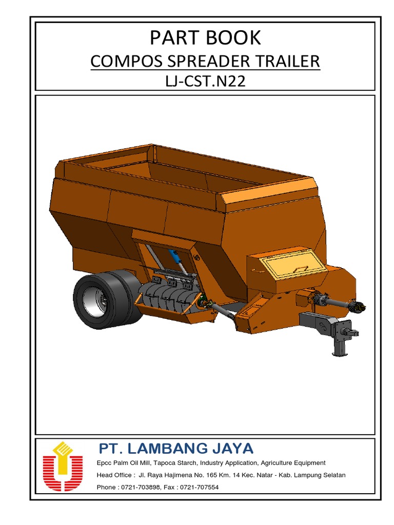 Part Book Compos Spreader Trailer | PDF