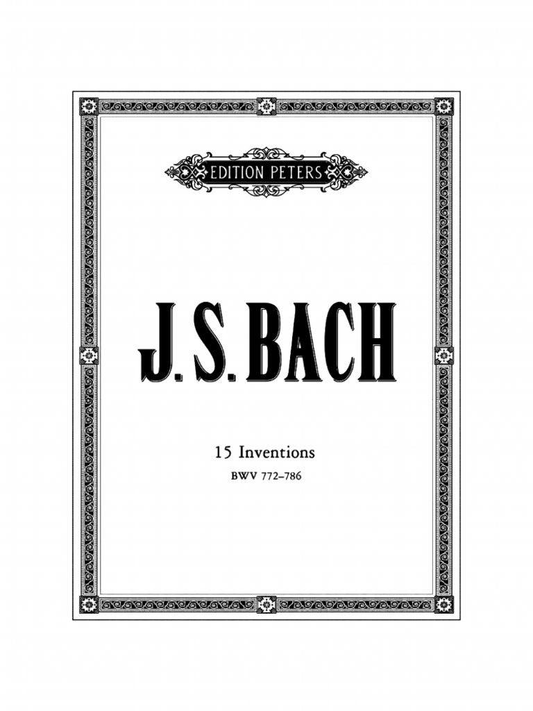 Bach - Inventions | PDF