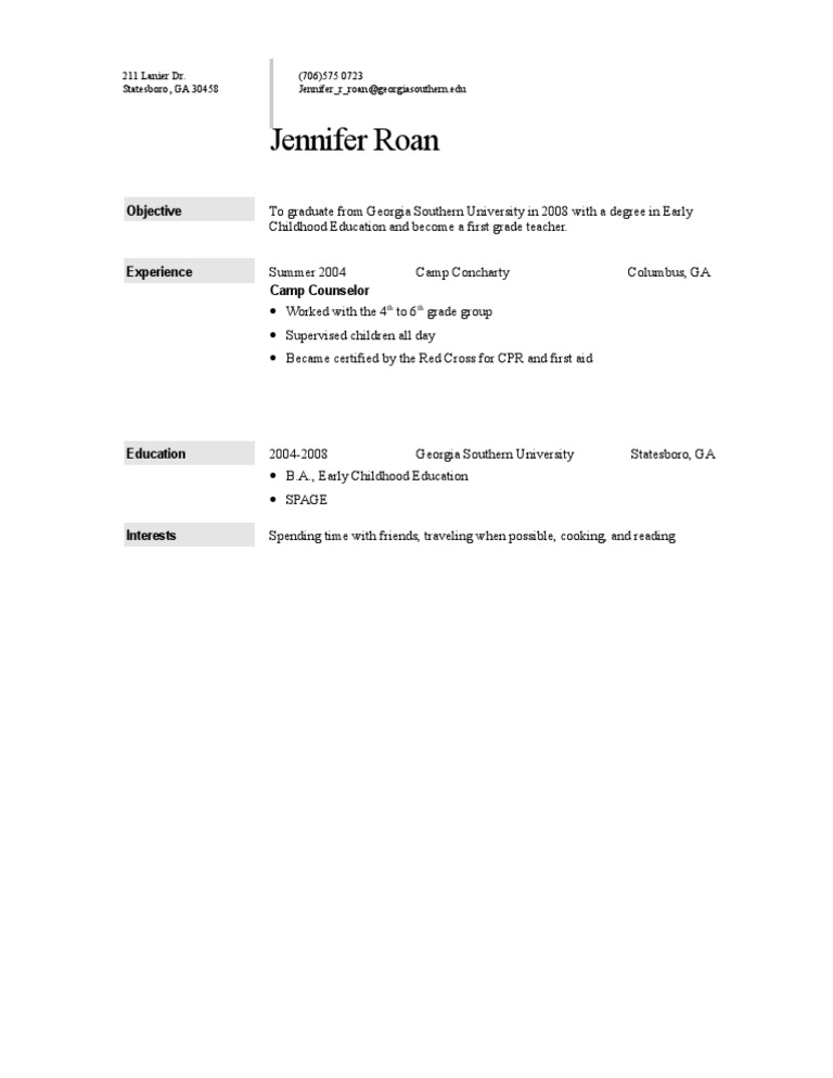 Jen Resume | PDF