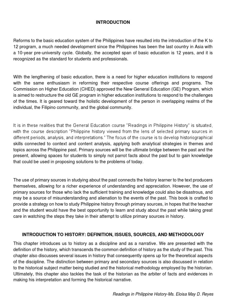 Introduction To History | PDF