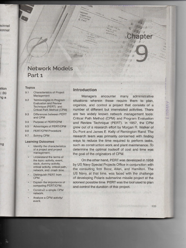 Management Science Ch. 9 Part 1 | PDF